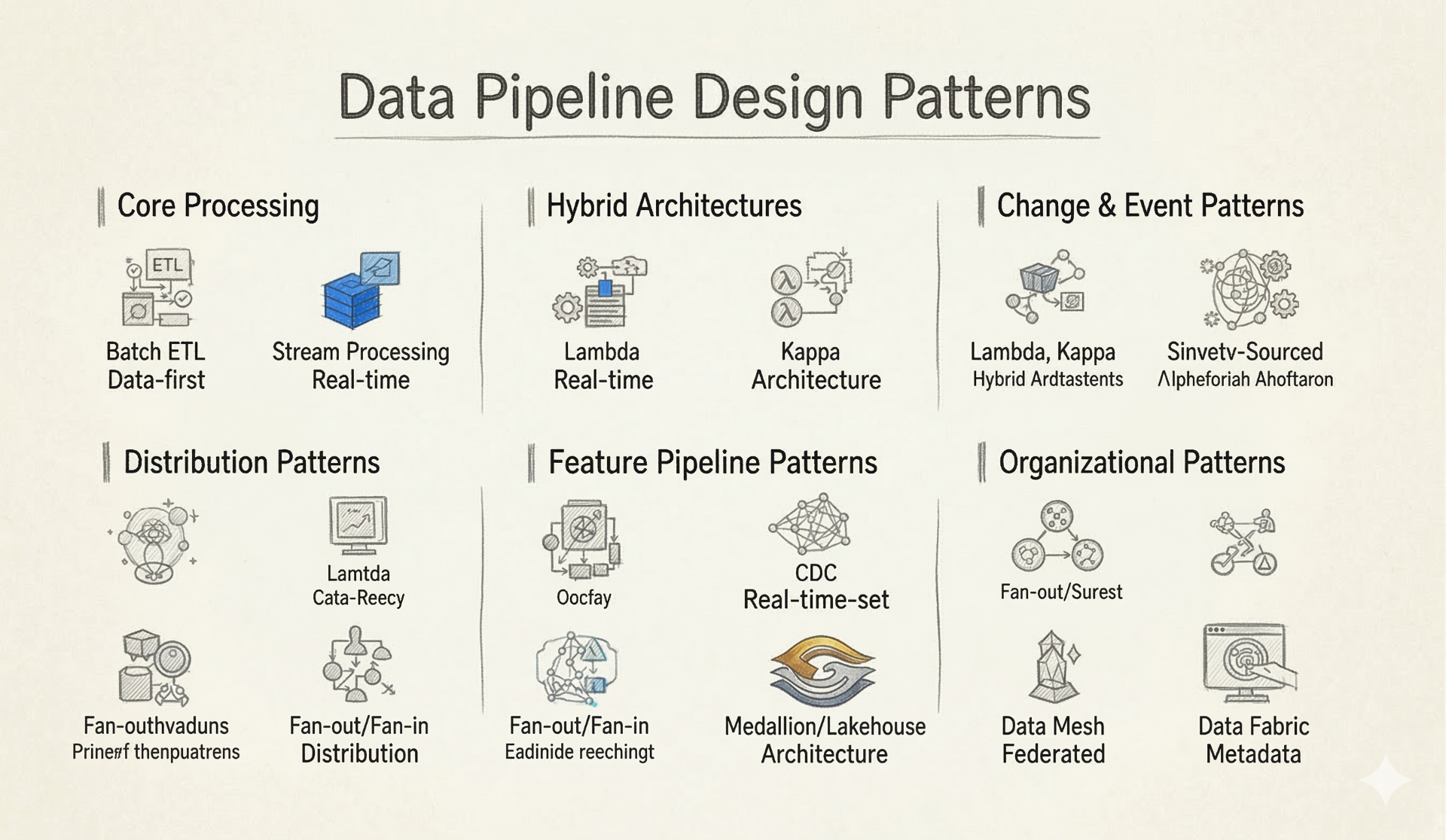 Data Pipeline Design Patterns - Top 10 Patterns for Modern Data Engineering